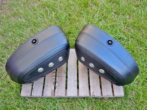 Sell Harley Davidson OEM Softail Deluxe Locking Rigid FLSTNI Saddlebags