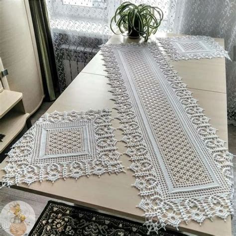 Caminhos de Mesa em Crochê 20 Modelos Lindíssimos Gráfico