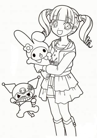 Printable Sanrio Coloring Page Pdf Coloring Home