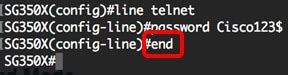 Configure Password Settings On A Switch Through The Command Line
