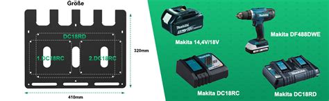Bonna Support Mural Pour Support De Batterie Makita Et Chargeur Mural