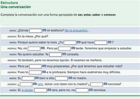 Solved Estructura Una Conversacion Completa La Conversacion Con Una