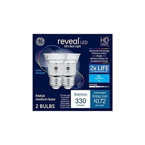 Ge Reveal Pack W Equivalent Dimmable K Color Enhancing Par