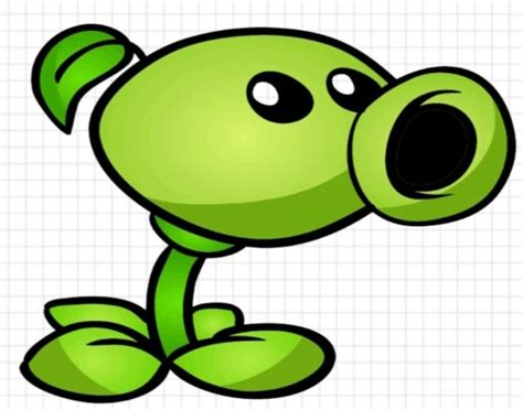Создать мем plants vs zombies раскраска горохострел растения против