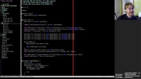 writing a programming language in rust 25 writing a custom lexer youtube