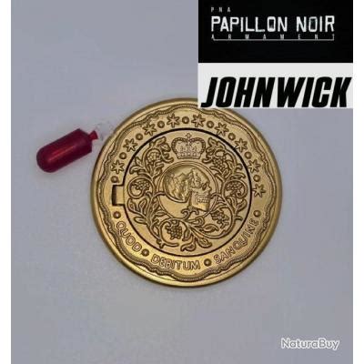 PNA EXCLUSIF JOHN WICK PACTE DE SANG EFFET GOLD AVEC CAPSULE DE FAUX
