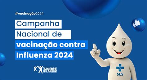 Vacinação contra a Influenza 2024 Prefeitura de Casimiro de Abreu