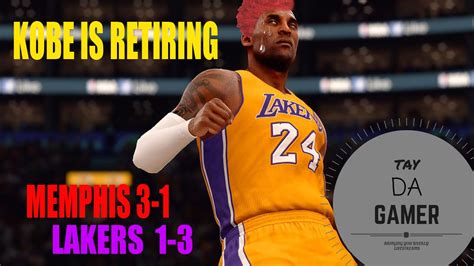 NBA Live 16 My Career 6 Memphis Grizzlies Vs Los Angeles Lakers YouTube