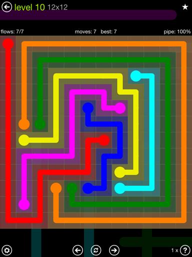Solution And Answer To The Puzzle For Flow Extreme Pack Set 12x12 Level