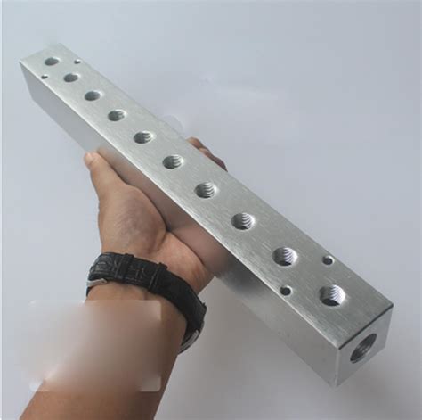 Collecteur D Air Pneumatique En Aluminium Solide G1 2 En G1 4 Sortie
