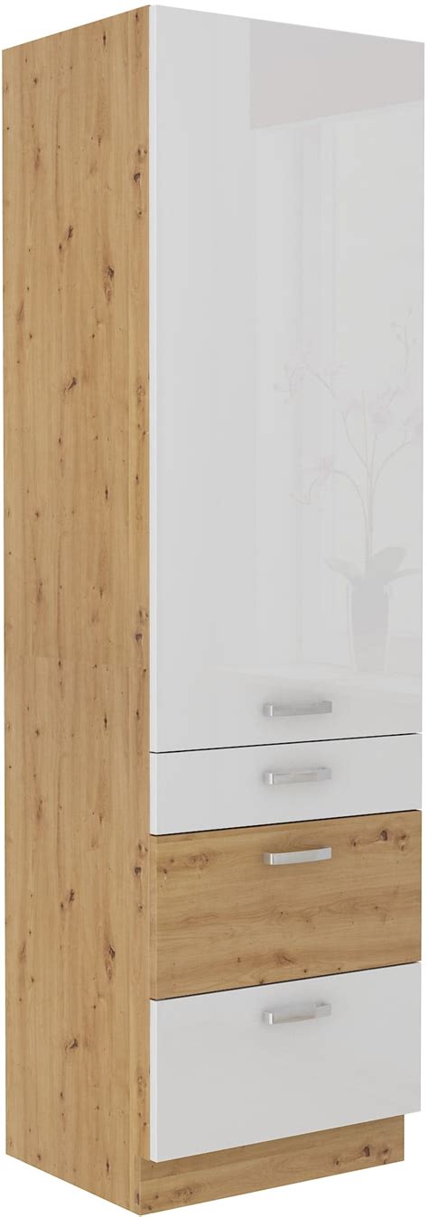 Wysoka szafka kuchenna słupek z szufladami ARTISAN HG 60 DKS 210 3S 1 F