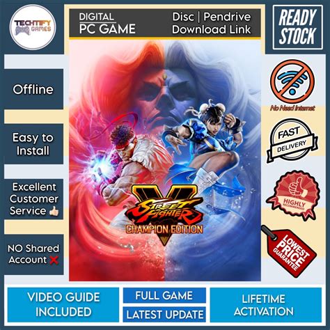 Pc Game Street Fighter V Champion Edition Offline Disc Pendrive