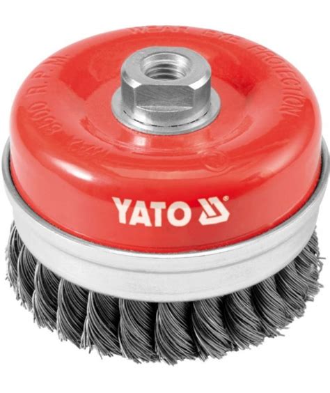 Brosse Boisseau Mm Acier Torsad Pour Meuleuse Yt