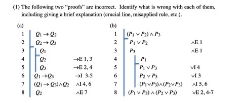 solved the following two “proofs” are incorrect identify