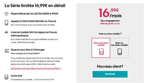 Sosh lance un forfait 100 Go à prix cassé