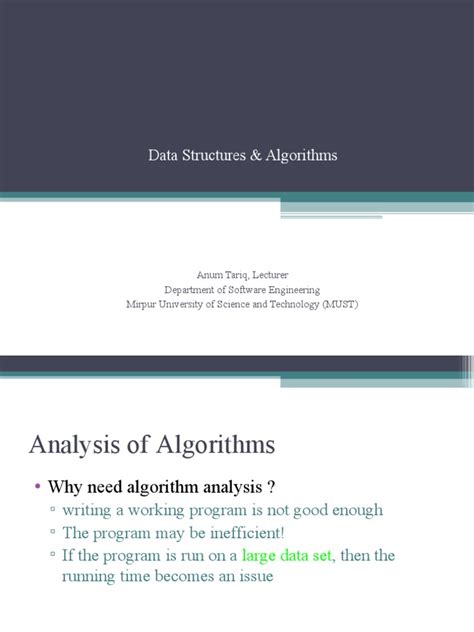 dsa analysis of algorithms pdf time complexity logarithm