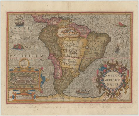 America Meridionalis Barry Lawrence Ruderman Antique Maps Inc