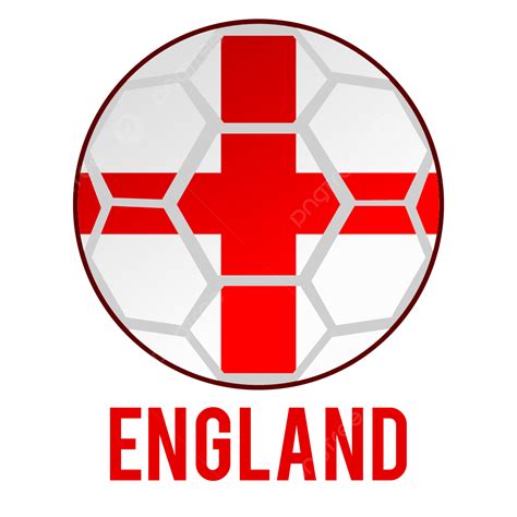 England Football Clipart Hd PNG Football Fan Logo With England Flag