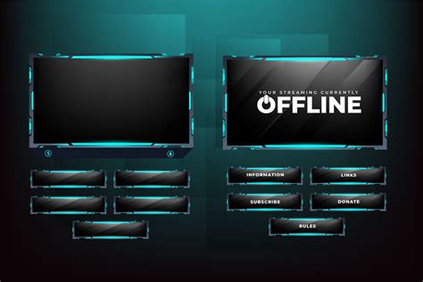Live Broadcast Screen Panel Template Graphic By IftiDigital Creative