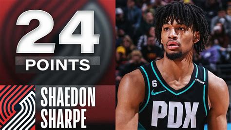 Shaedon Sharpe Drops Career High Points In Trail Blazers W March