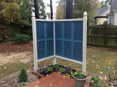 Shutter Fence A Creative Way To Repurpose Old Shutters