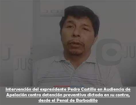 Pedro Castillo Se Muestra En C Maras Con Barba Y Bigote Crecidos Y