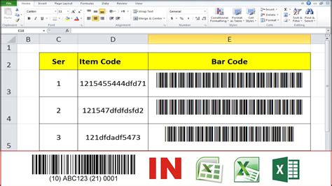 How To Create Barcode In Excel How To Make Barcode In Excel How