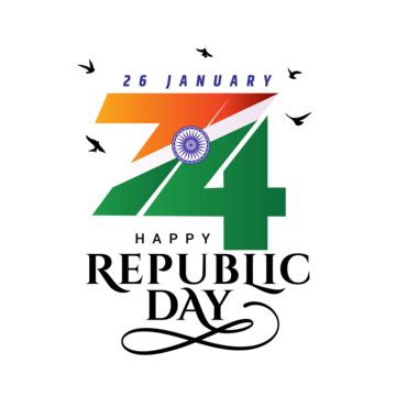 Th Indian Republic Day Logo Banner Happy Republic Day Indian