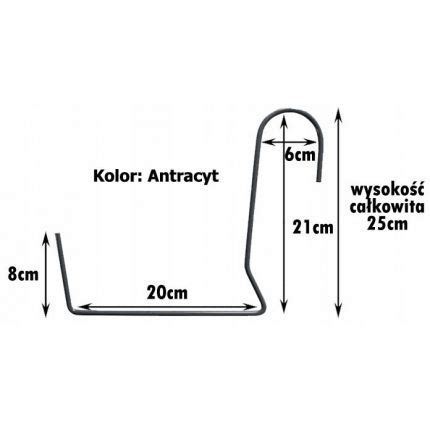 Uchwyt Do Skrzynek Balkonowych Antracyt