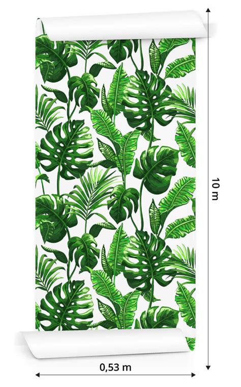 Tapeta Liście Monstera I Palmy TapetyOnline pl