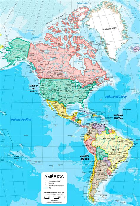 Mapa De America Politico Numero Para Imprimir Discount Online Gbu