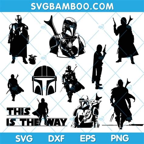 Star Wars Mandalorian SVG Bundle