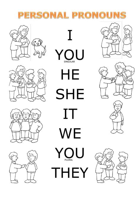 Personal Pronouns Ficha Interactiva Y Descargable Comprueba Tus