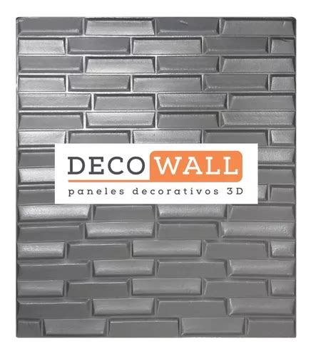 Placa Pared Auto Adhesiva Decowall Con Relieve D Envios