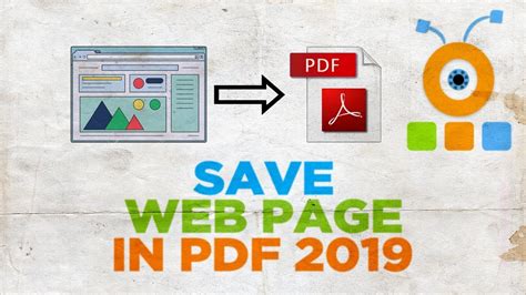 how to save a web page in pdf 2019 youtube