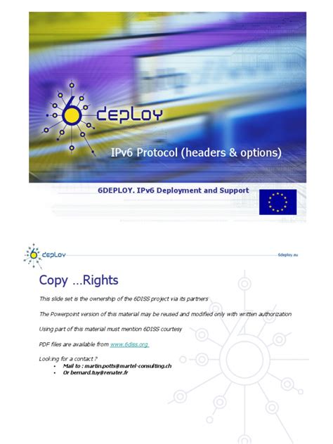 ipv6 protocol headers and options 6deploy ipv6 deployment and support pdf i pv6