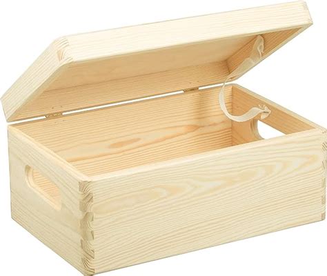 Laublust Gro E Holzkiste Mit Deckel Griffen Ca X X Cm