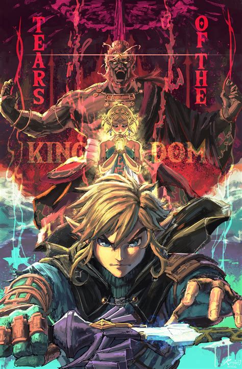 Link Princess Zelda And Ganondorf The Legend Of Zelda And More
