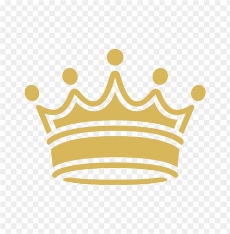 A Gold Crown On A Transparent Background