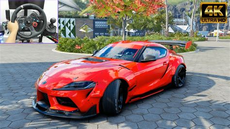 GR Supra The Crew Motorfest Logitech G29 Steering Wheel Gameplay