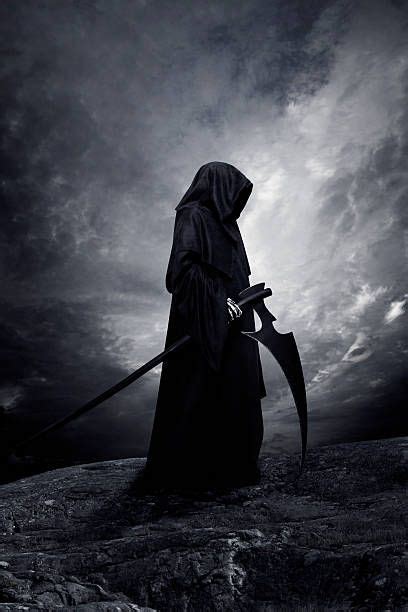 Grim Reaper Halloween Theme Dark Fantasy Art Grim Reaper Grim
