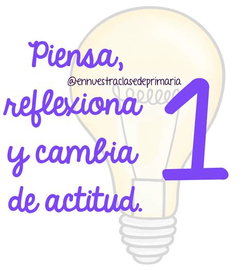 En Nuestra Clase De Primaria Tarjetas De Comportamiento Piensa