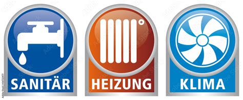 Sanit R Heizung Klima Stock Illustration Adobe Stock