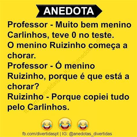 Coitado do carlinhos Anedotas engraçadas Anedotas Anedota