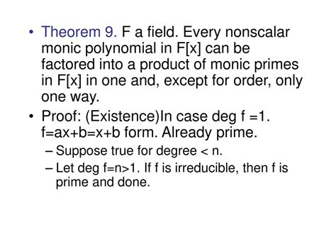 euclidean algorithm multiplicity of roots ideals in f[x] ppt download