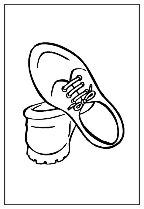 Desenhos De Sapatos Para Colorir Bora Colorir