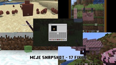 Minecraft 1 20 Snapshot 23W12A 17 Confirmed Fixed Issues YouTube