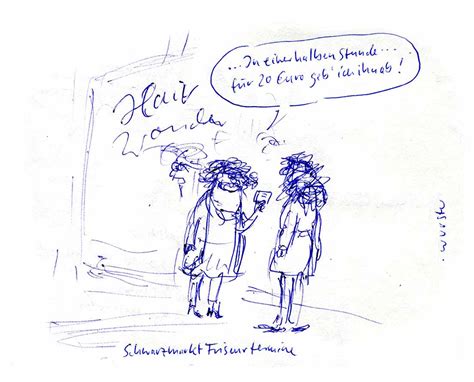 Skizze Frieseure Wurster Cartoon Blog De