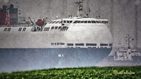 Einlauf Autotransporter CITY OF ROTTERDAM Car Carrier Tug Inbound