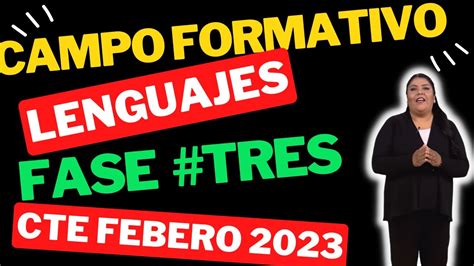 Consejo TécnicoCampo formativo Lenguajes FASE 3 primero y segundo